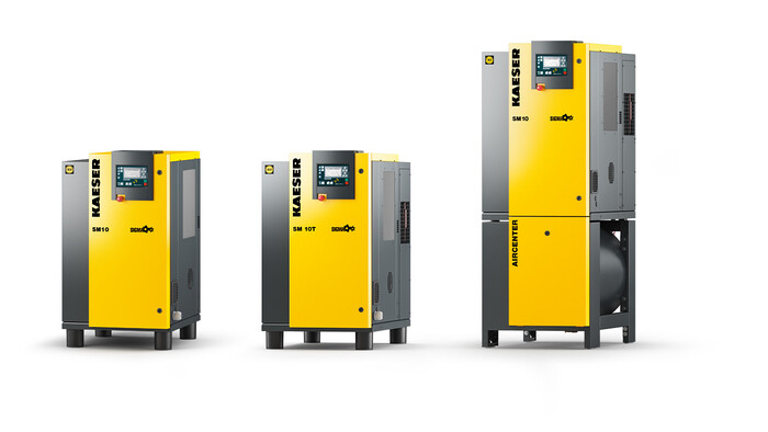 10 HP Rotary Screw Air Compressors | Kaeser Compressors